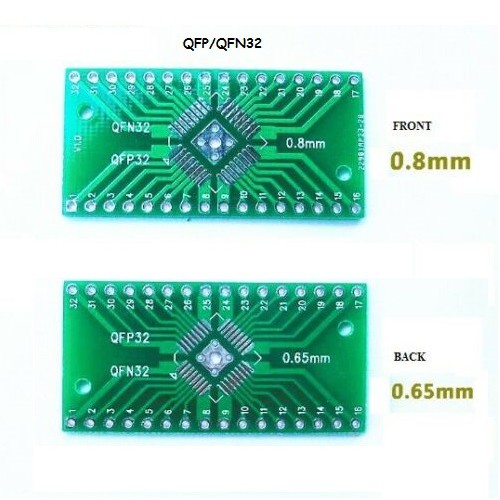 QFP TQFP LQFP FQFP SOP SSOP QFN LFCSP 16 20 32 40 44 56 64 80 100 to DIP 2.54mm Through Hole ...
