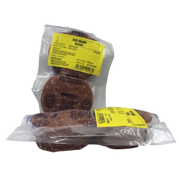 Halal Frozen Prima Baguz Beef Salami Sliced | Shopee Malaysia