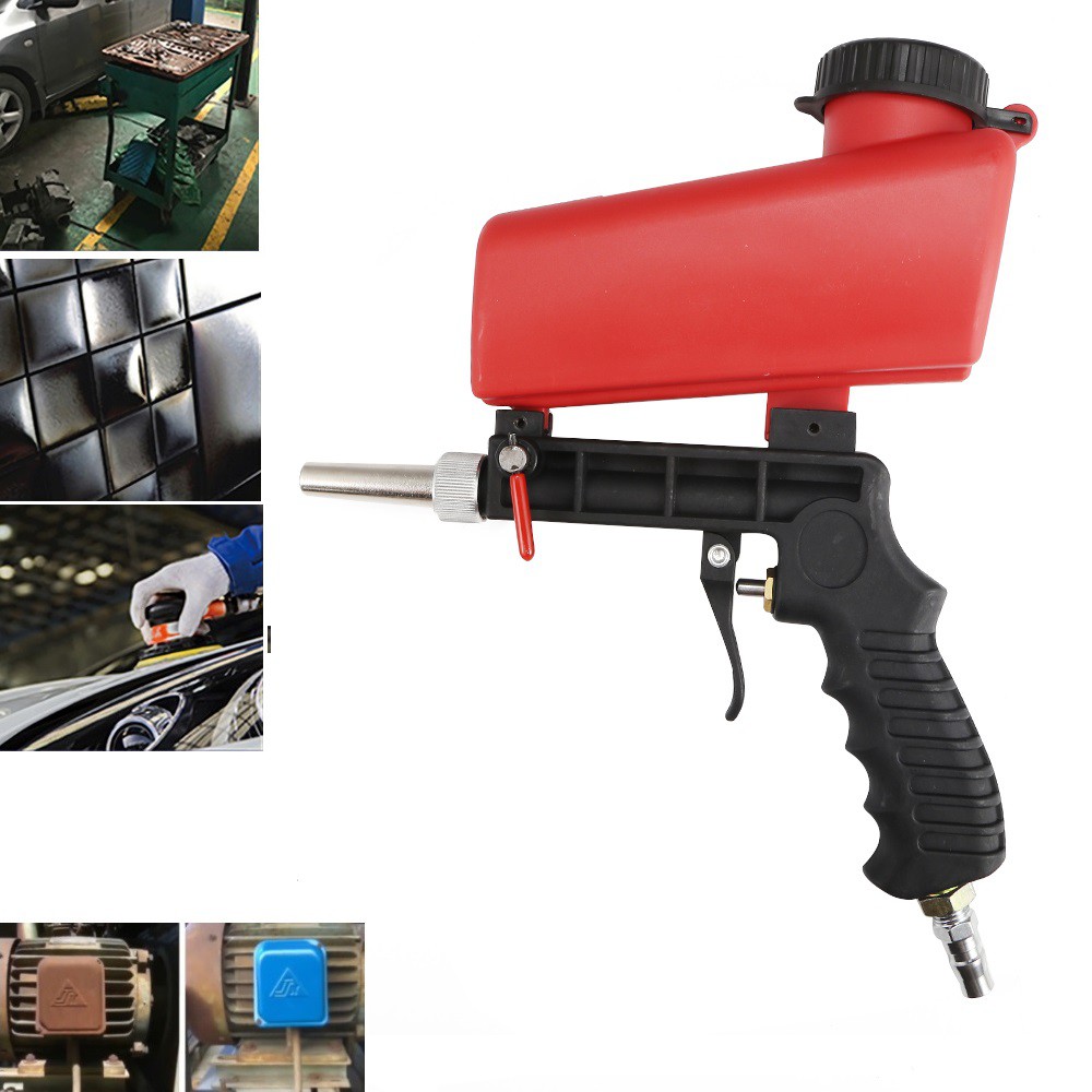 【Ready Stock】Portable Gravity Sandblasting Gun Pneumatic Sandblasting ...