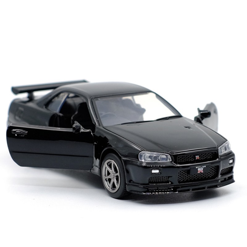 Nissan Skyline Gtr R34 Licensed Sports Alloy Car Model | Shopee Malaysia