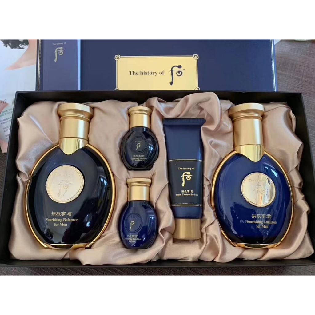 The History of Whoo Nourishing For Men WHOO后拱辰享 - 君男士两件套 | Shopee Malaysia