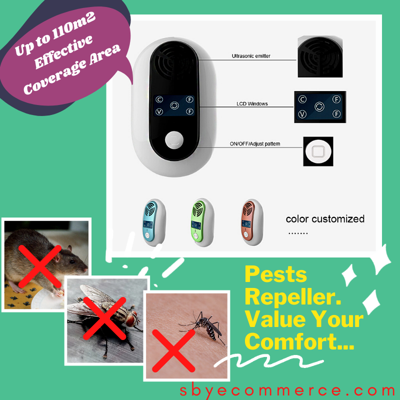 Pests Repeller with 8th Wave Technology Protect Your Homes from ...