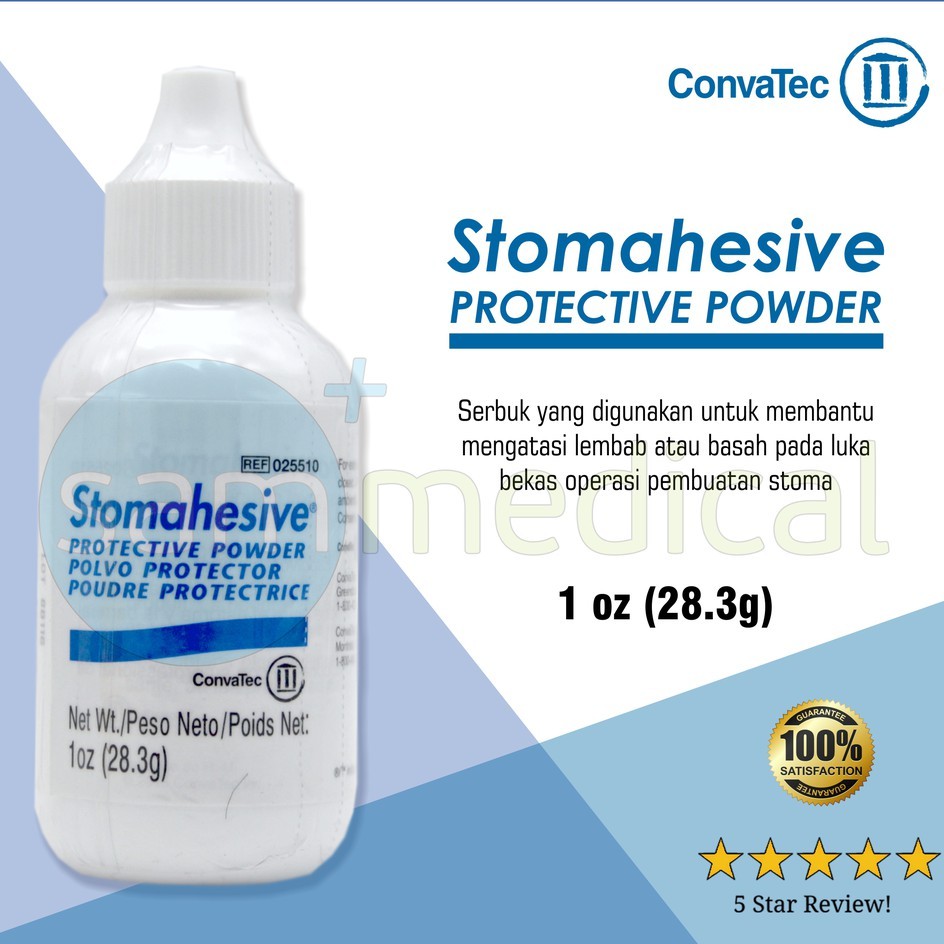 MERAH Stomahesive Protective Powder 1 Oz (28.3g) / Convatec Anti Rash ...
