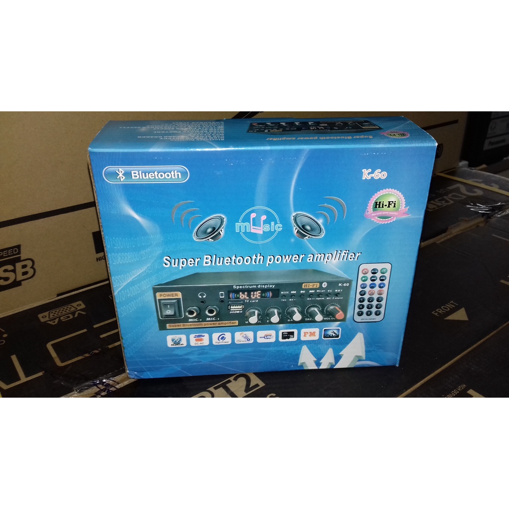 K-60 HI-FI SUPER BLUETOOTH POWER AMPLIFIER | Shopee Malaysia
