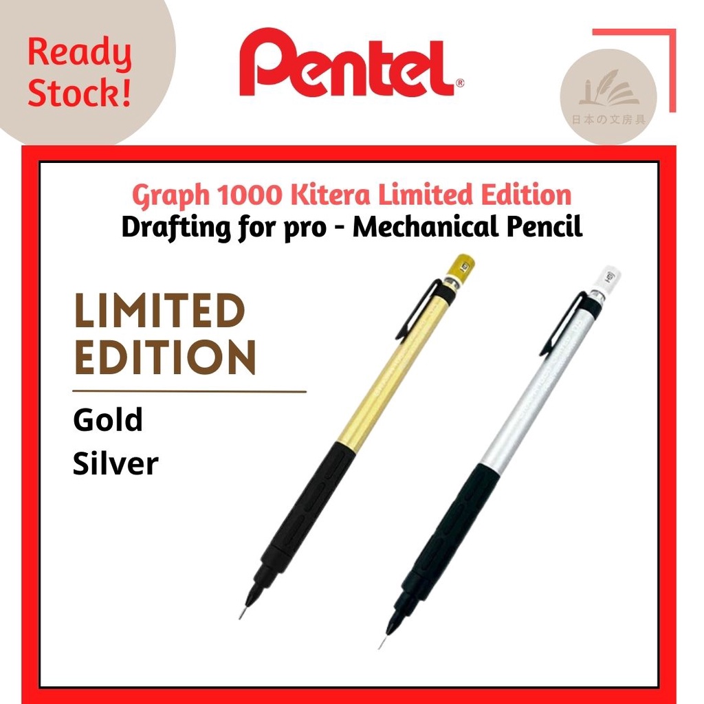 [Limited Edition] Pentel Graph 1000 for Pro Drafting Mechanical Pencil ...
