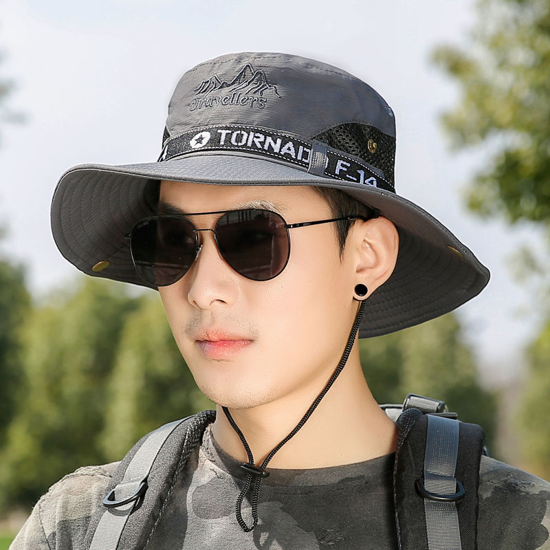 Hat lelaki musim panas luar matahari topi lelaki visor matahari topi ...