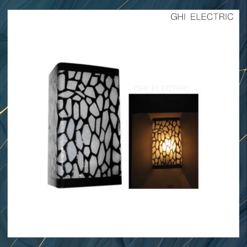 (FOC Bulb) Glass Wall light for bedroom(Black or White) | Shopee Malaysia