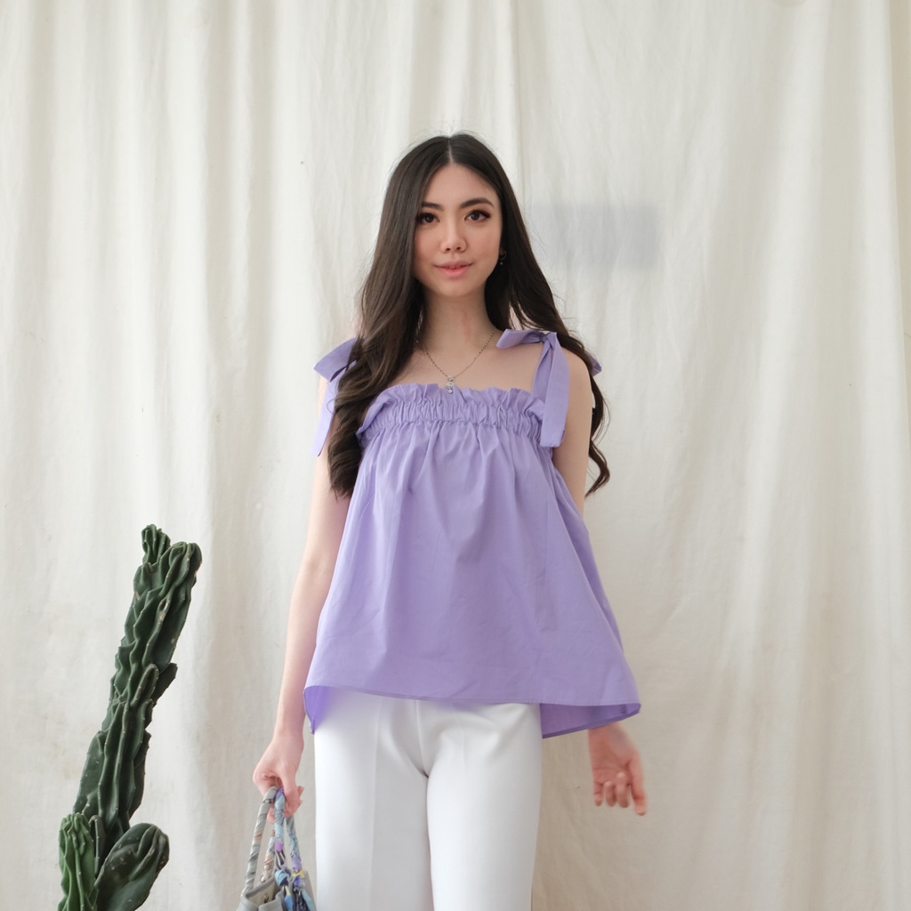 V250 Madeline Top - 6 Colors | Shopee Malaysia