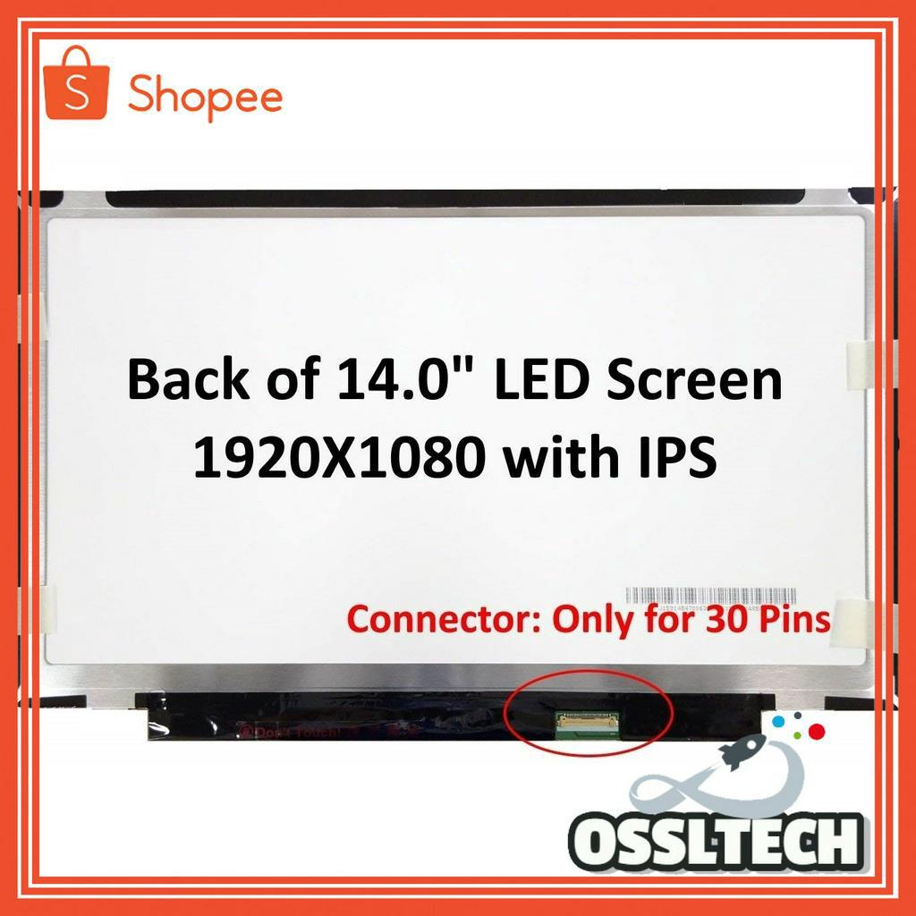 DELL LATITUDE 14 3400 14-3400 inspiron 14 5480 5490 NV140FHM-N4H LCD ...