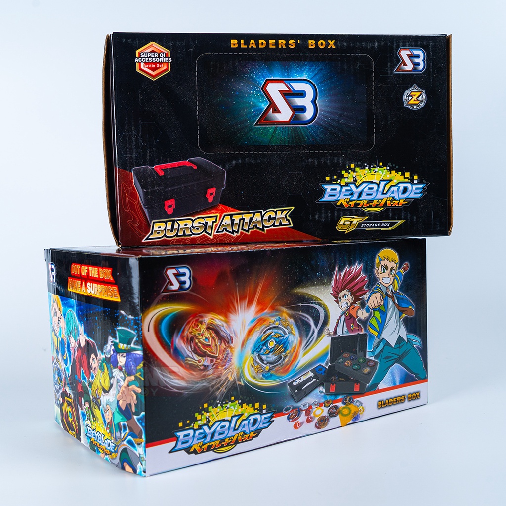 ANIMEHOBBY BEYBLADE SB GIFT BOX WITH SIX BEYBLADE AND LAUNCHER ...