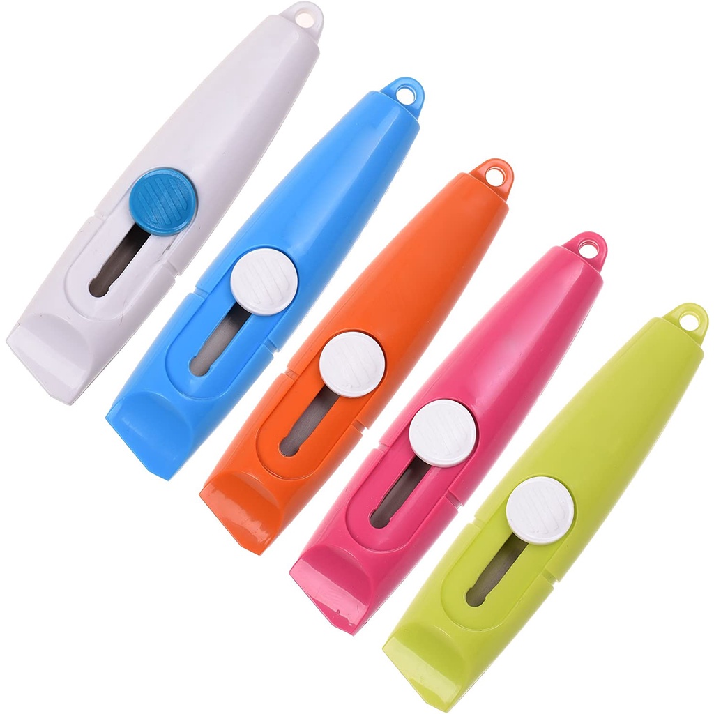 Pocket Box Cutter Mini Retractable Utility Knife Cutter Letter Opener ...