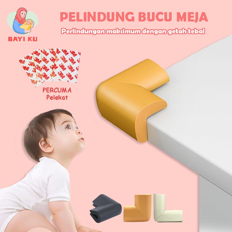 Bayiku | Pelindung Sudu Bucu Meja Keselamatan Bayi Table Corner Edge ...