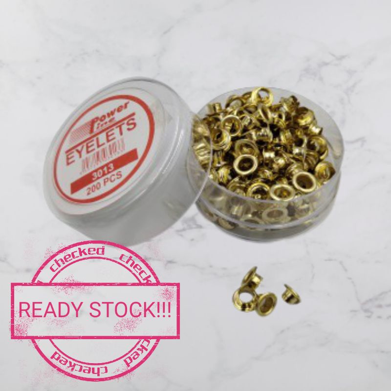 💥Ready Stock!!!💥 Powerline Eyelets 3013 (200pcs/boxes) Eyelet Binder ...