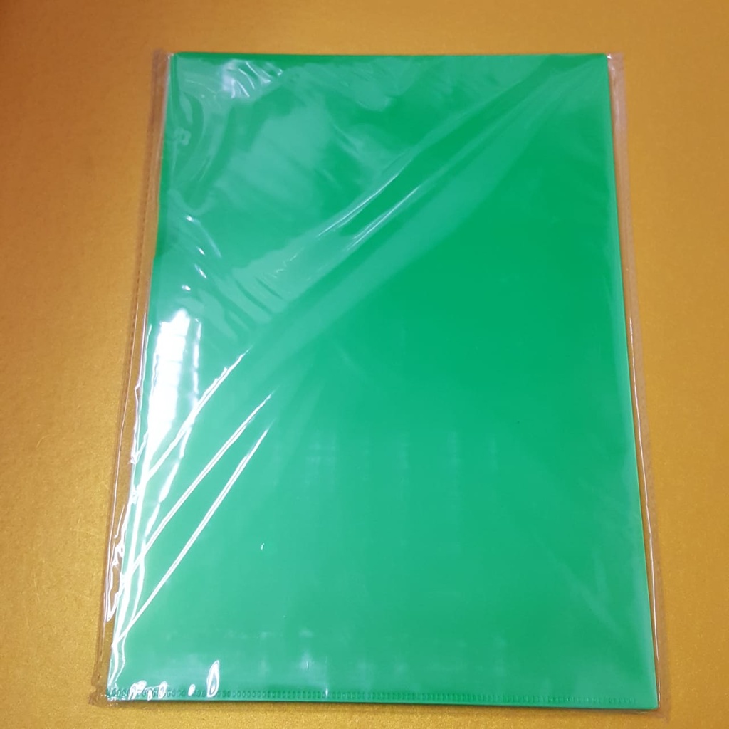 A4 Clear Folder PVC Document Holder L Shape 12pcs pack SEMI TRANSPARENCY COLOUR / L SHAPE FILE ...