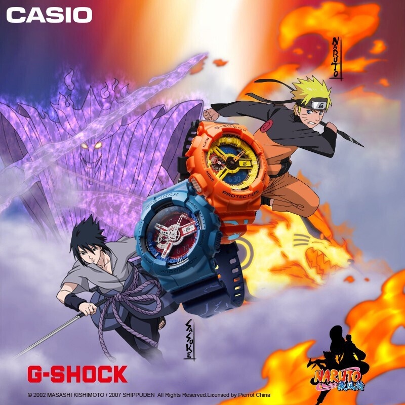 Casio G-Shock GA-110NAR21-4PFN Men's Watch GA110 Naruto Wind ...