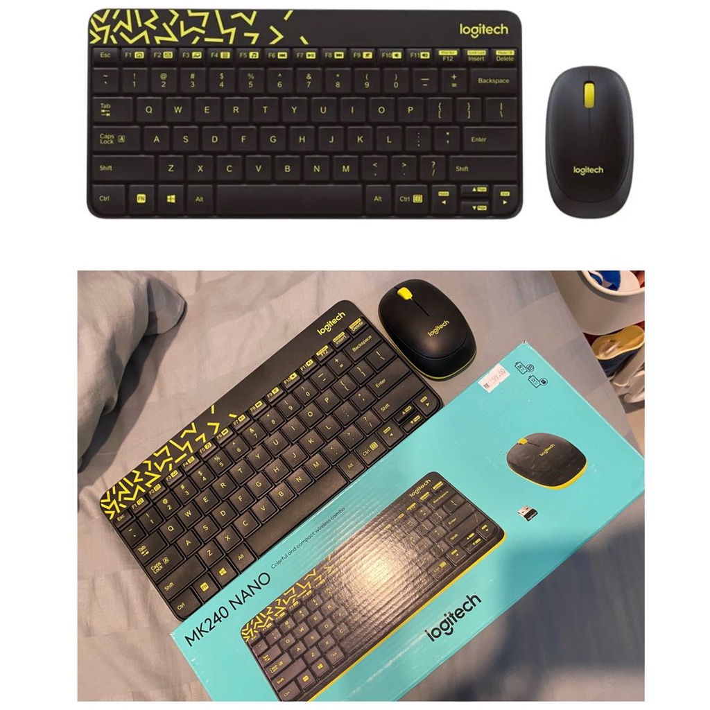 Logitech Mk240 Wireless Keyboard Mouse Combo Shopee Malaysia