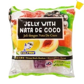 Captain Dolphin Jelly With Nata De Coco 256g ( 32g x 8 cups ) | Shopee ...
