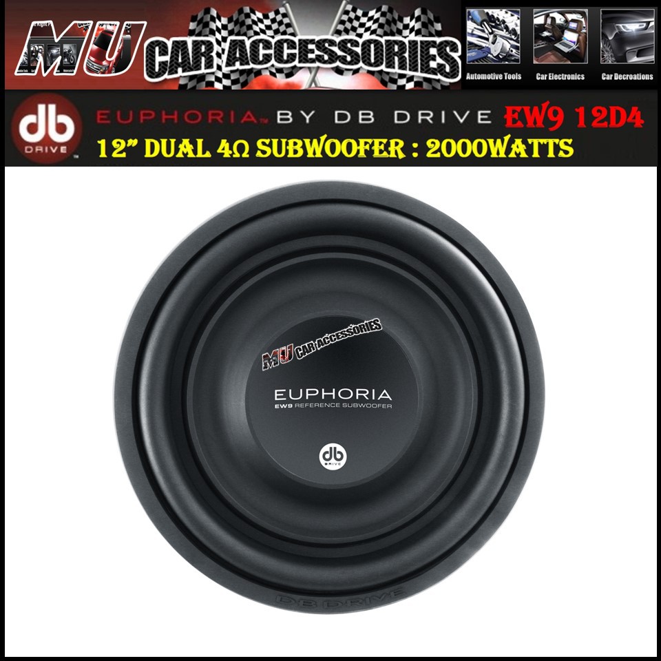 db Drive EW9 12D4 12” Dual 4Ω Subwoofer (2000Watts) | Shopee Malaysia