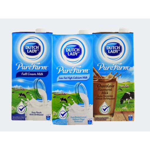 Dutch Lady Pure Farm Milk 1L | Shopee Malaysia