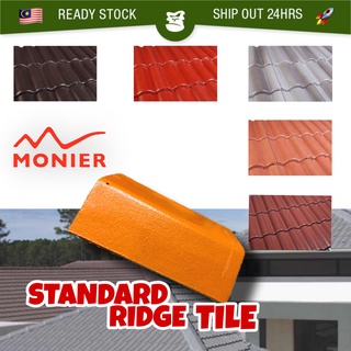 BMI MONIER Standard Ridge Hip Roof Tiles Elabana Fittings Atap Rabung ...