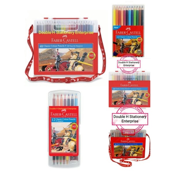 Faber Castell Classic Colour Pencil In Wonder Box 12S / 12L / 24L / 36L ...