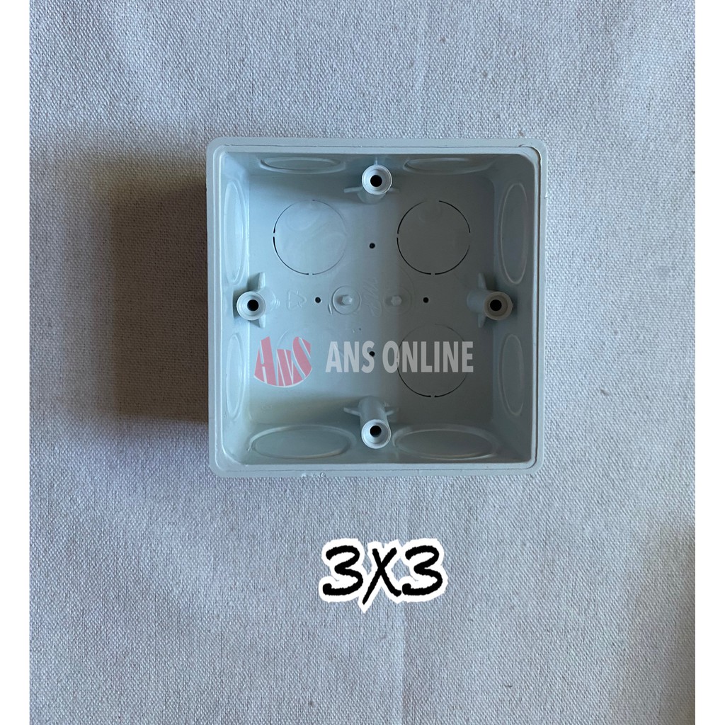 White Conceal Box 3x3 / 3x7 / 3x3 Joint Base Box | Shopee Malaysia