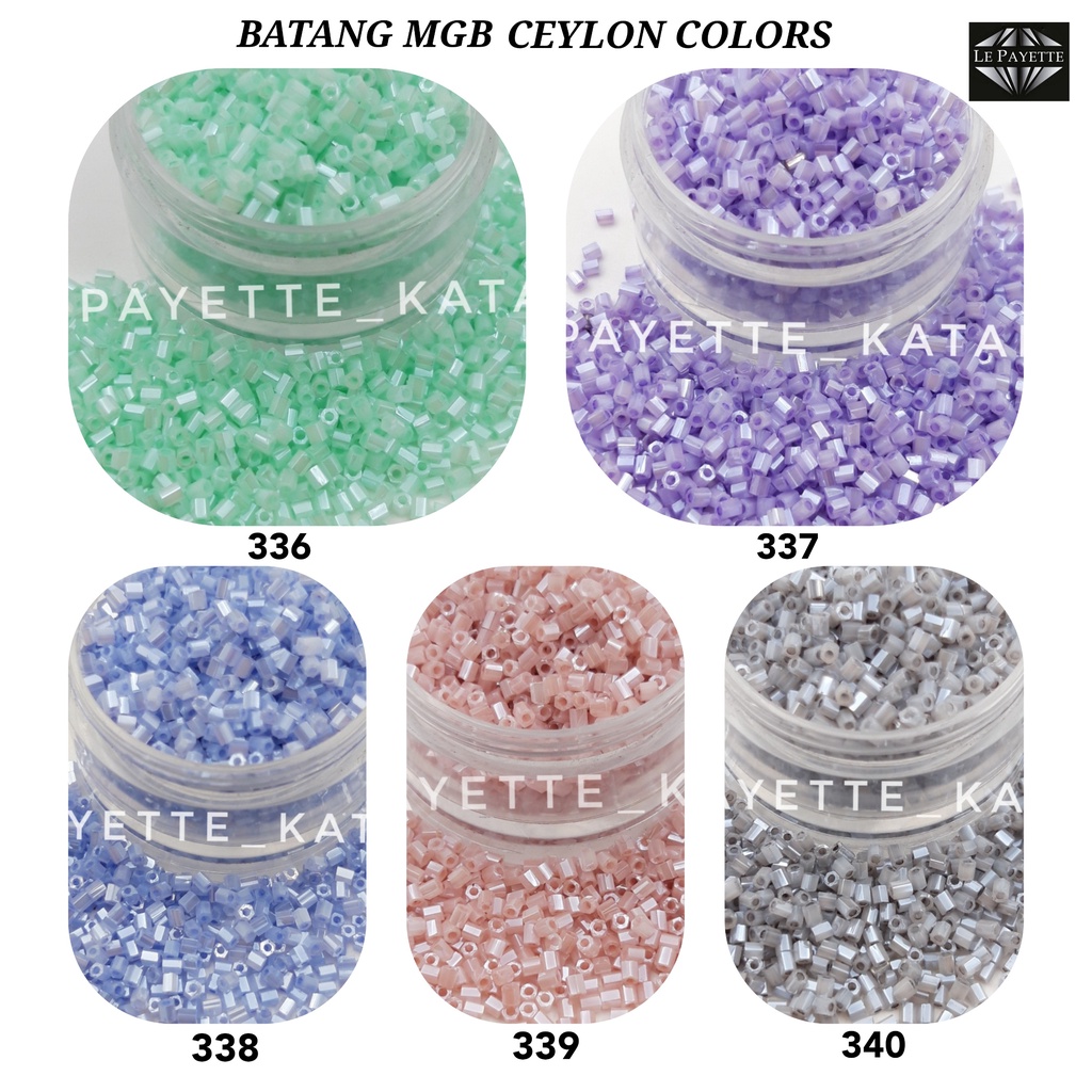 Sequin Bar Ceylon Colors MGB 11/OC - (336 - 340) | Shopee Malaysia