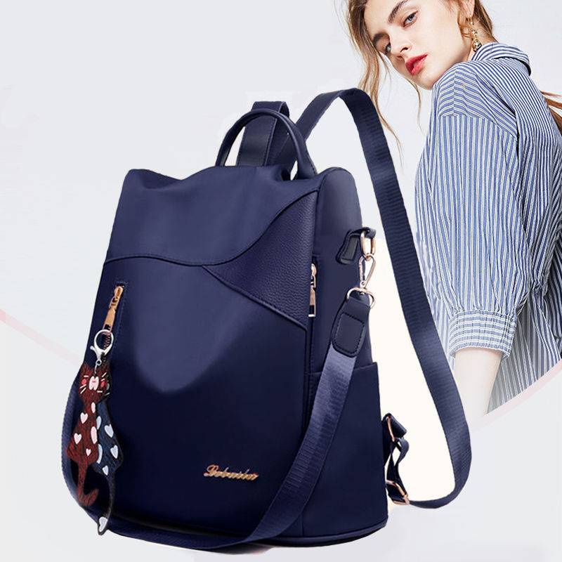 New Oxford cloth backpack female wild canvas fashion big capacity ...