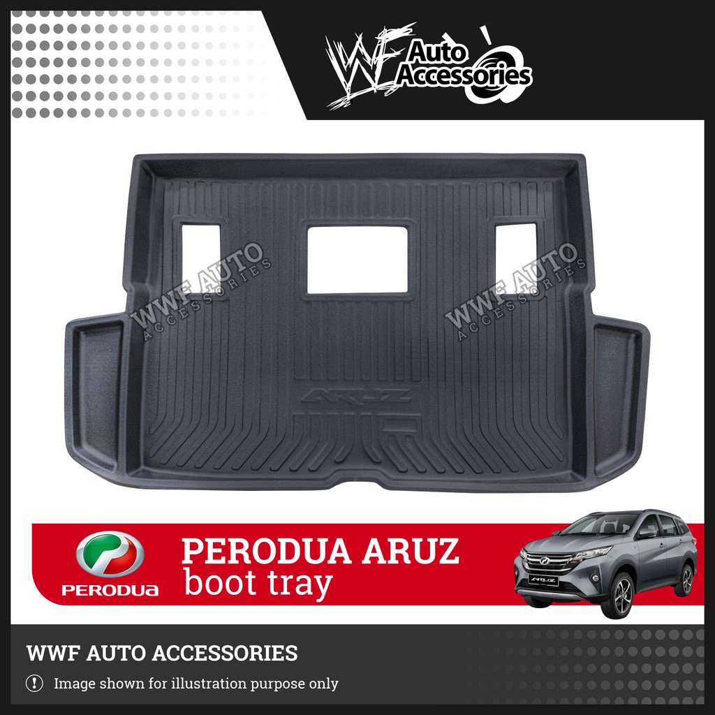 Perodua Aruz Rear Trunk Cargo Car Boot Tray | Shopee Malaysia