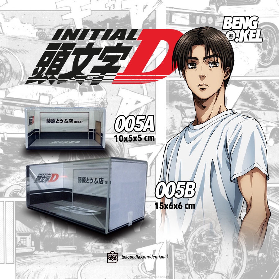 Initial D Fujiwara Tofu Shop Diecast Acrylic Box | Shopee Malaysia