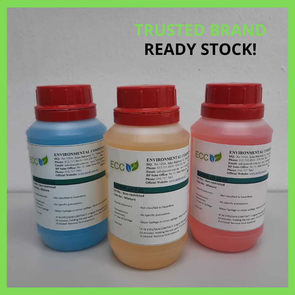 Coloured pH Buffer Solution 250 mL (pH4.01 / pH7.01 / pH10.01) | Shopee Malaysia