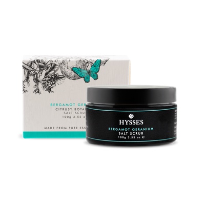 Hysses Bergamot Geranium Salt Scrub 100G | Shopee Malaysia