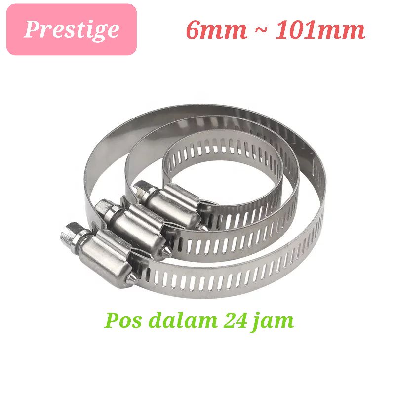 💢High Quality💢SS304 Stainless Steel Hose Clip Clamp Adjustable Hose ...