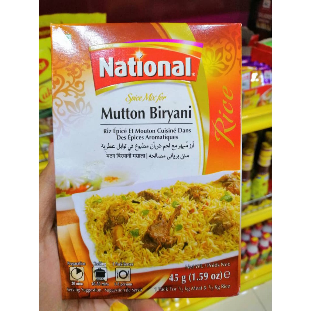 Mutton Biryani National Foods | Shopee Malaysia