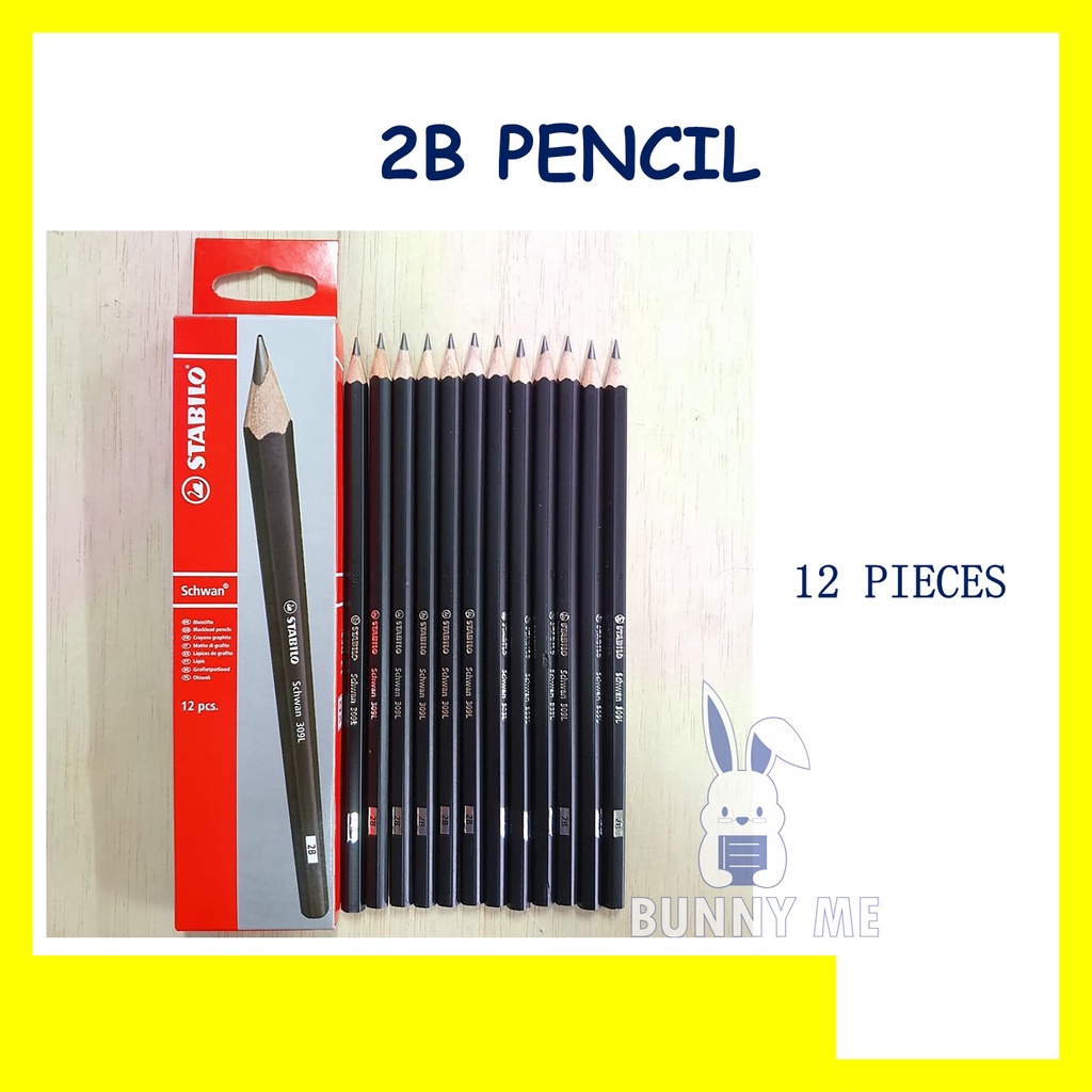 STABILO SCHWAN 309L 2B PENCILS | Shopee Malaysia