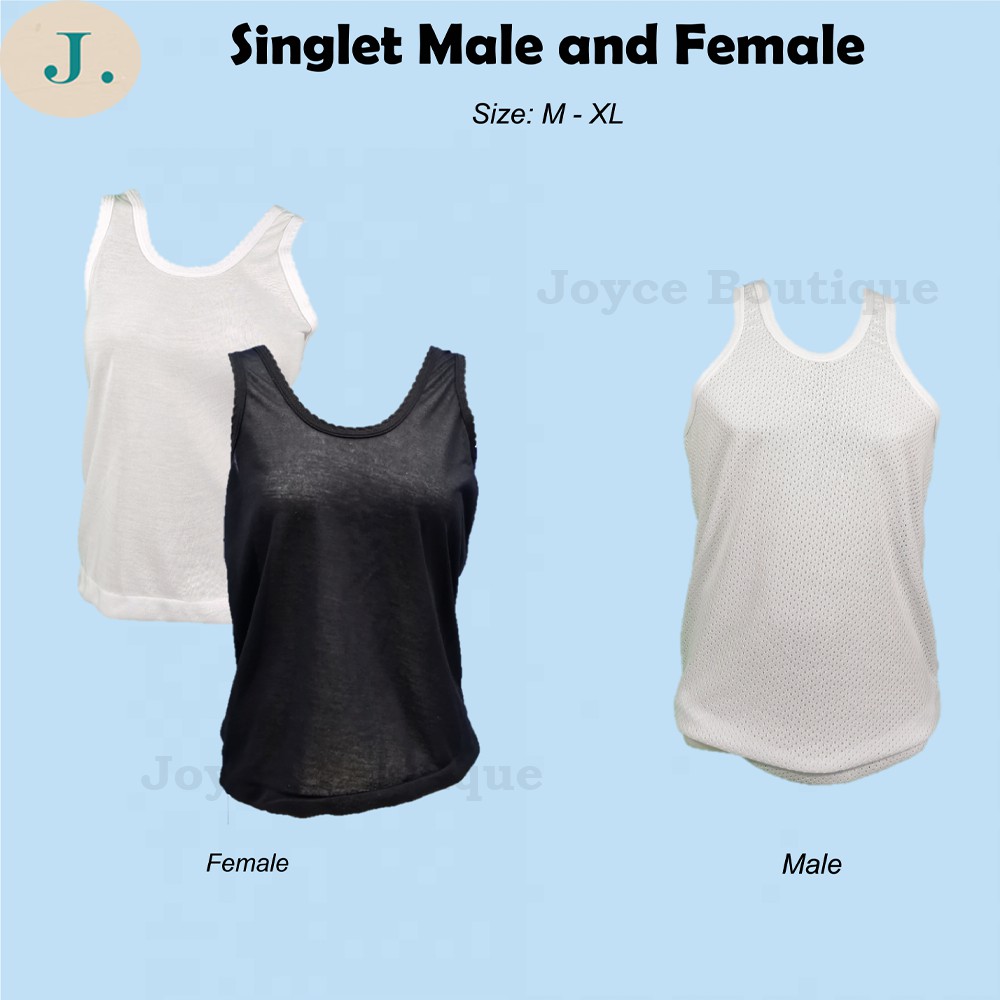 School 850 Singlet Cotton Male n Female | Singlet Sekolah perempuan ...