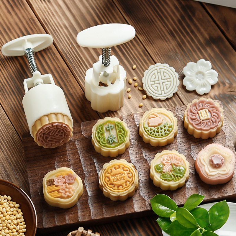 Mid-Autumn Mooncake Baking Mold Mung Bean Cake Pineapple Cake Hand ...