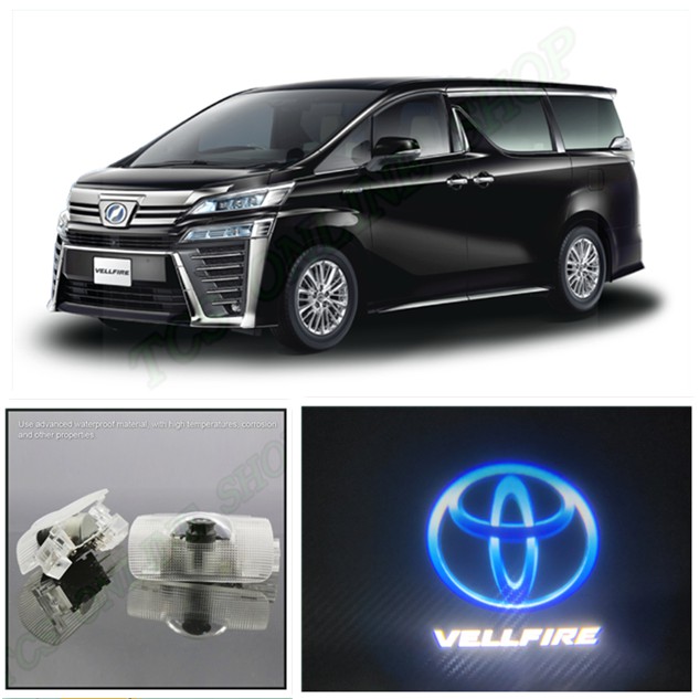 2 X TOYOTA VELLFIRE Projection Welcome Light Car Door LED Logo VELLFIRE ...