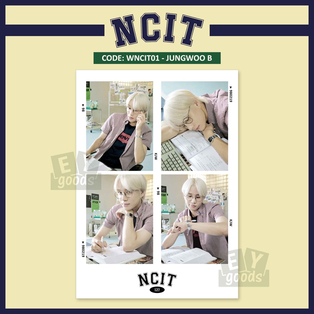 Art Print Photomatic NCIT nct 127 wall Decor poster Photostrip nct dream wayv Boyfriend material ...