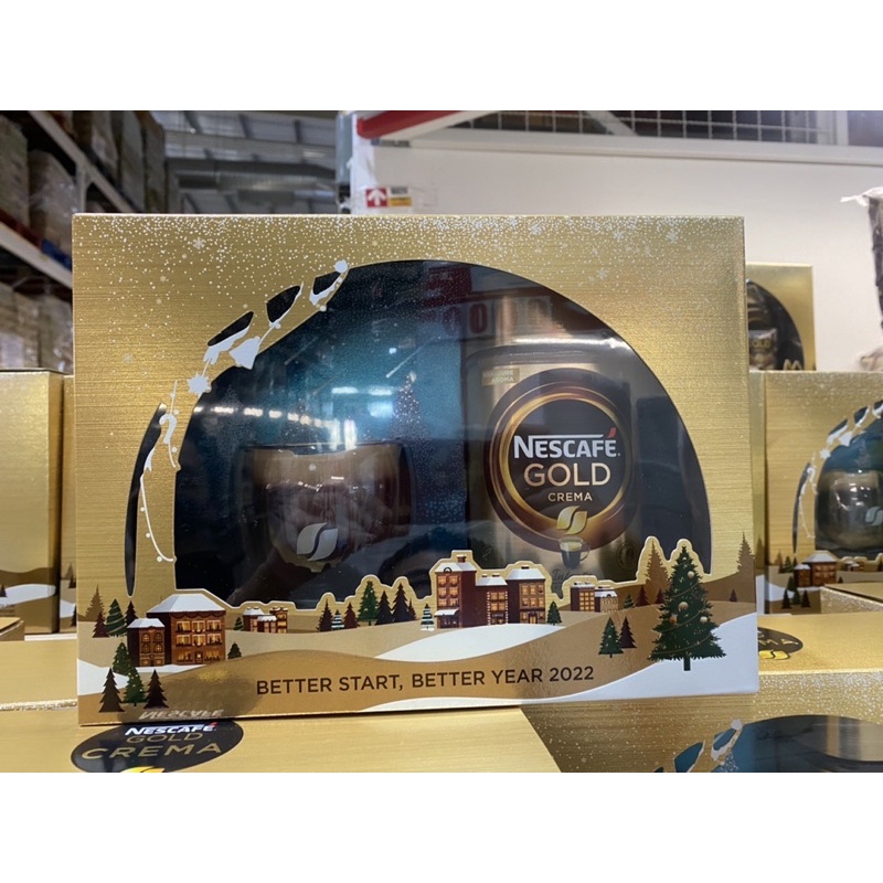 Nescafe gold crema200g + Glass Gift Set | Shopee Malaysia