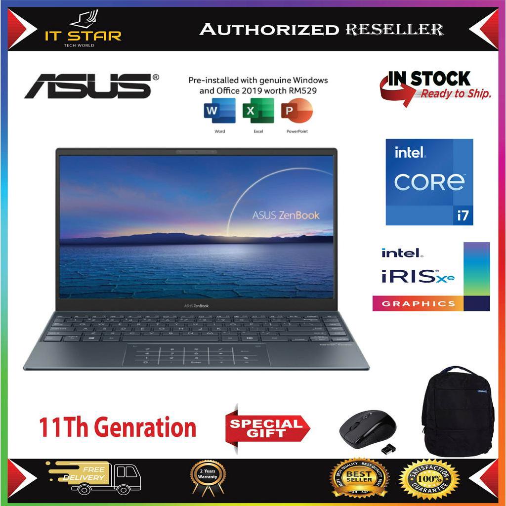 Asus ZenBook 14 UX425E-ABM066TS 14'' FHD Laptop Pine Grey ( I7-1165G7 ...