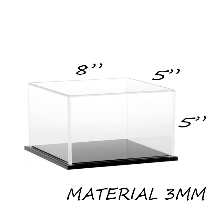 DISPLAY BOX / CLEAR ACRYLIC DISPLAY BOX / KOTAK PERPEX / TRANSPARENT ...