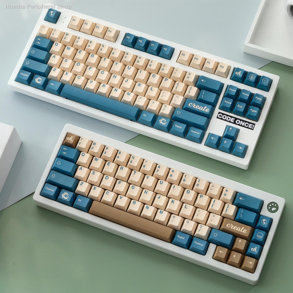 GMK Earth Tones keycap PBT material Dye-Sublimation Cherry profile Mechanical Keyboard keycap ...