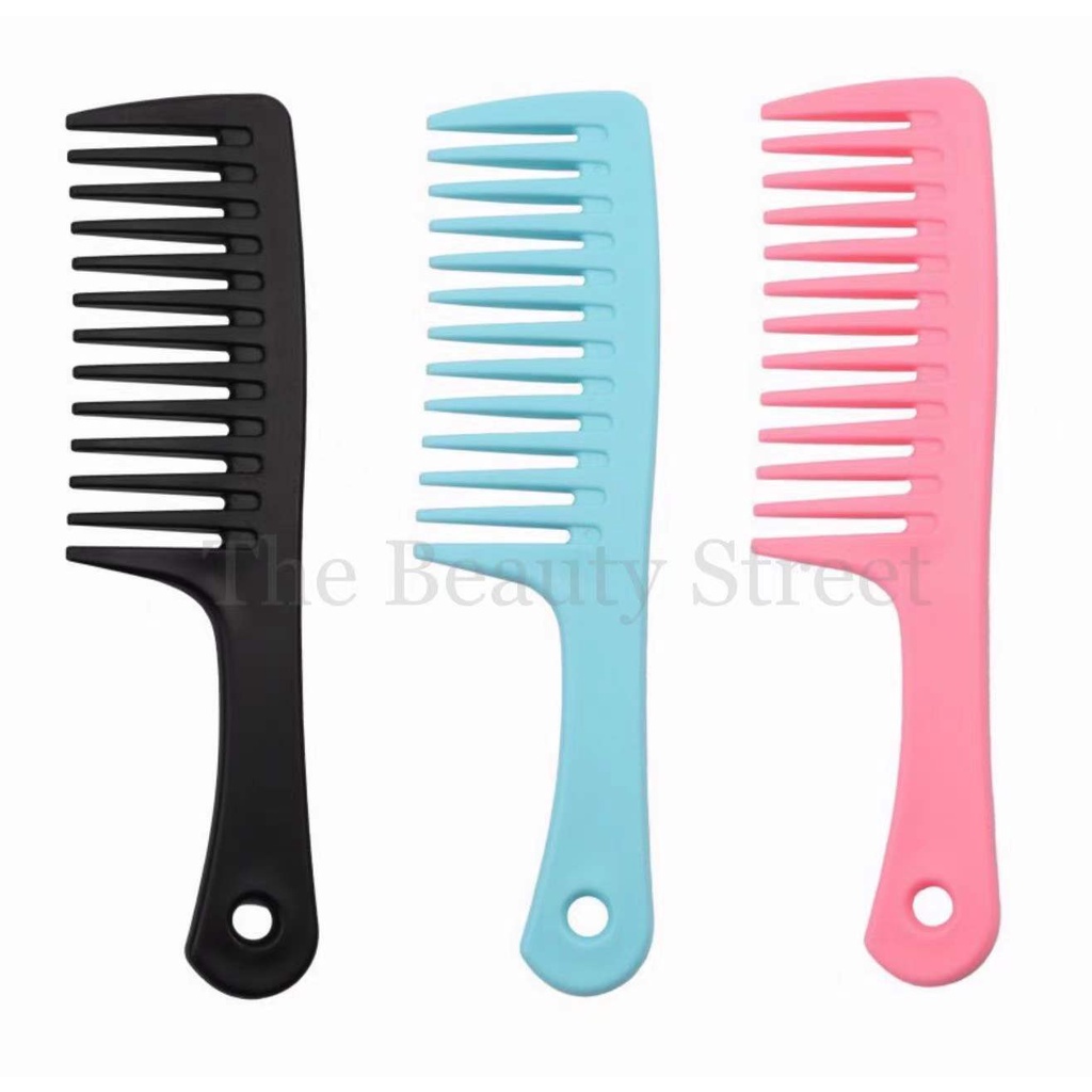 【𝗠'𝗦𝗜𝗔 𝗦𝗛𝗜𝗣 𝗢𝗨𝗧 𝟮𝟰𝗛𝗥𝗦】The Beauty Street Extra Wide Teeth Detangle Comb ...