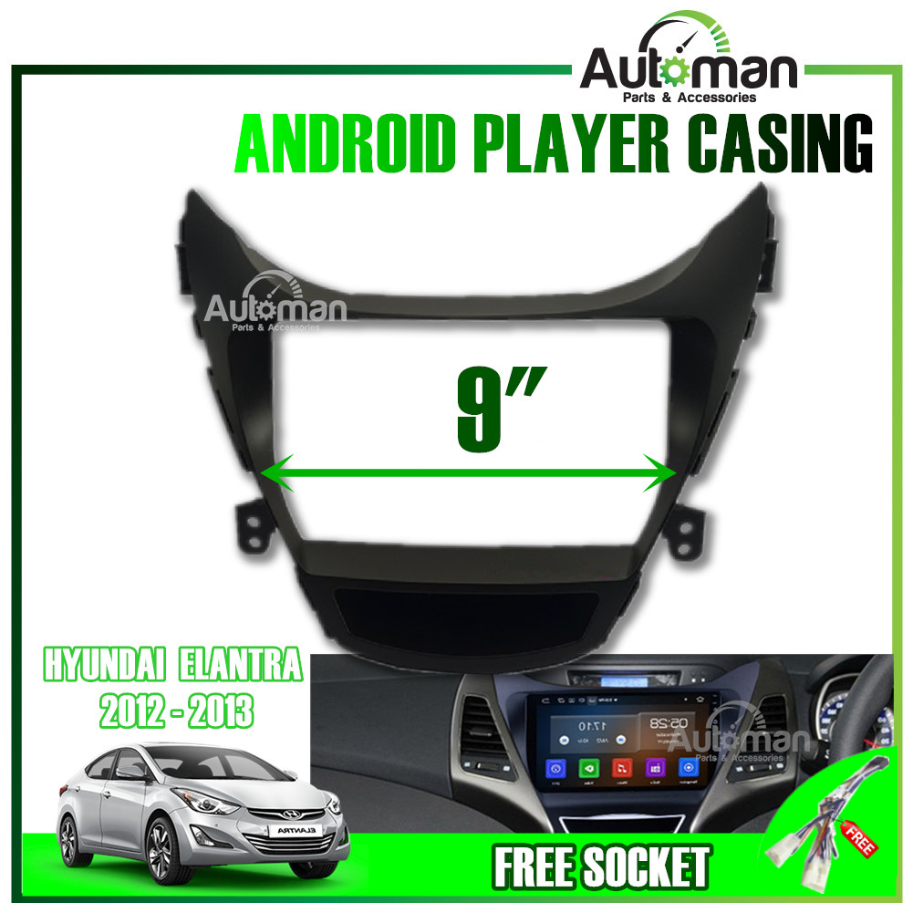 Casing Android Hyundai Elantra 2012 - 2013 Dashboard Audio Android ...