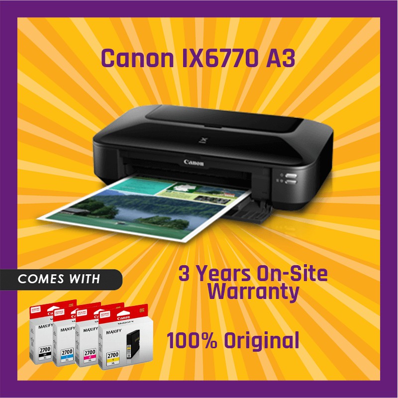 Canon iX6770 iX6870 A3 Inkjet Printer - Network,Wifi. LIKE MFC-J2330DW ...