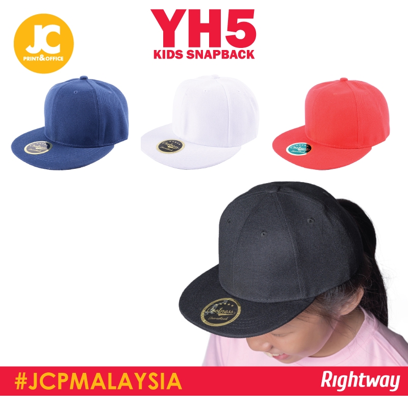 RIGHTWAY Premium Thick Cotton Wool Student Kid Youth Snapback Cap - 4 ...