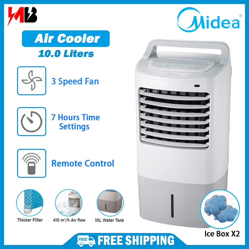 [ FREE SHIPPING ] Midea Air Cooler 10L MAC-120AR MAC120AR | Shopee Malaysia