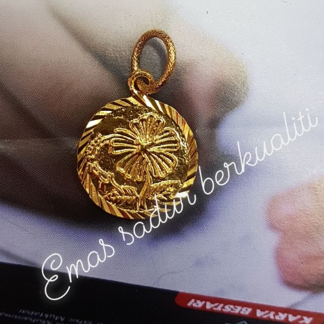 🔥LOKET/BUAH RANTAI/PENDENT CORAK DUIT SYILING🔥EMAS BANGKOK MURAHHHHH🔥 ...