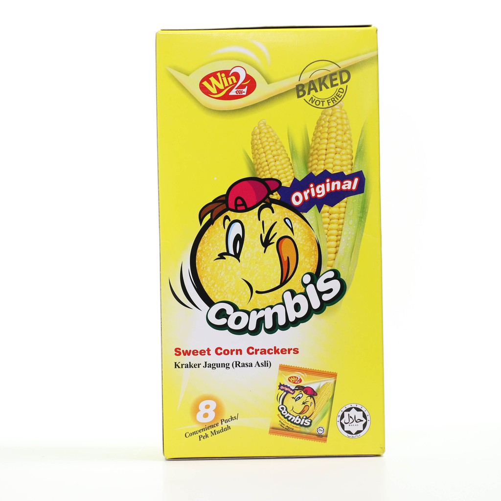 Cornbis Cracker Win2 Box 144G - 8 pieces | Shopee Malaysia